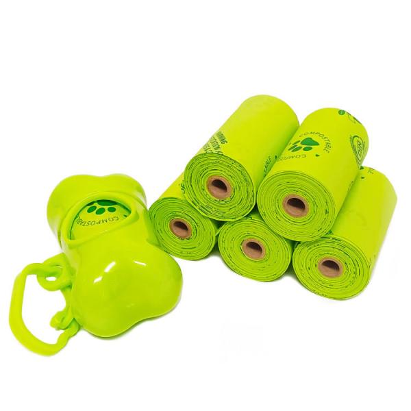 Quality Biodegradable Compostable Degradable Dog Poop Bag Eco-Friendly Pet Waste for sale