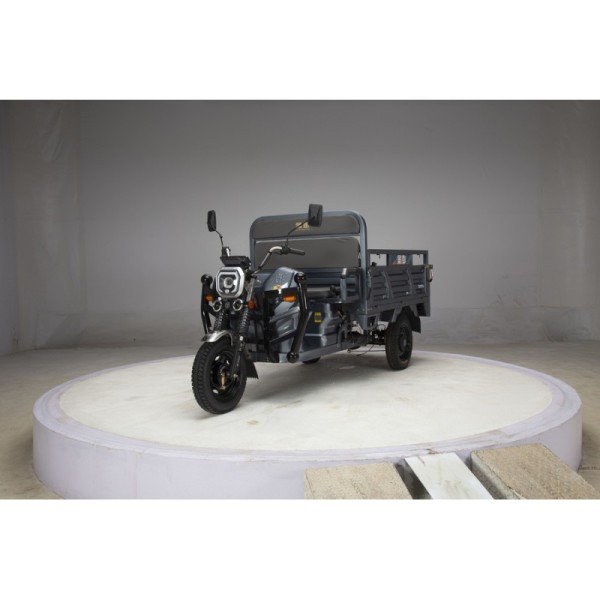 Quality Electric cargo tricycle HK160 motor 1500W battery 72V58AH Hydraulic dump for sale