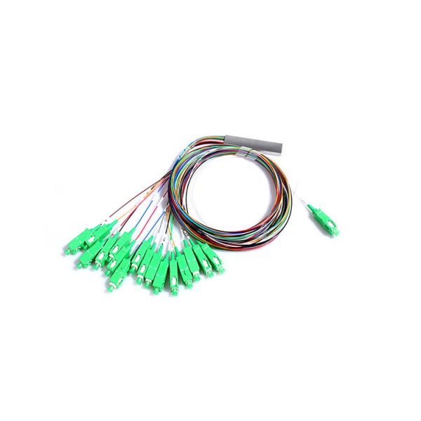 Quality FTTH FTTB FTTX PON CATV Fiber Optic PLC Splitter 1x8 With Connector for sale
