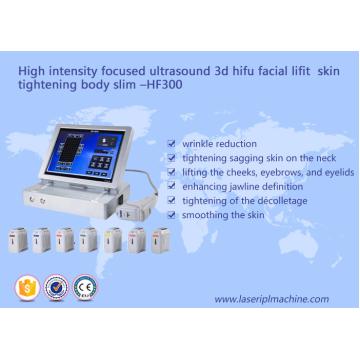 High Intensity Focused Ultrasound HIFU Ultrasound Machine / HIFU Body Slimming
