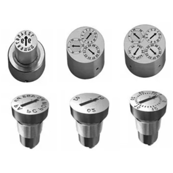 Quality S136 Hasco Straight Core Pin , Injection Molding Ejector Pins With Engraving Date Marker Date for sale