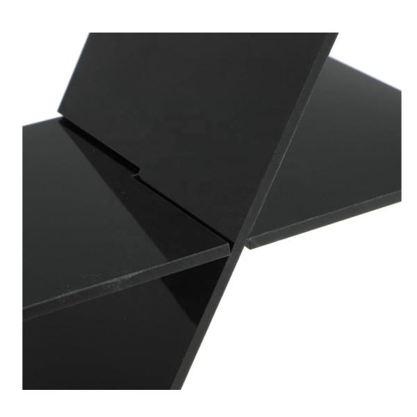 Quality Folded Open Plexiglass Model Plastic Cookbook Acrylic Book Stand Display Holder for sale