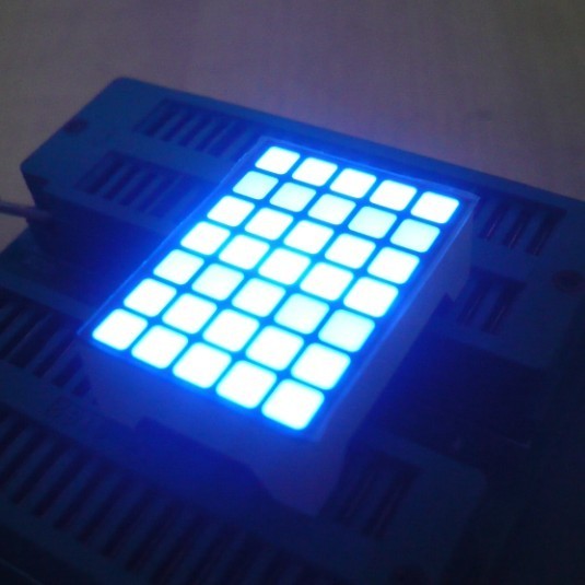 Quality Yellow 14 Pins Square LED Matrix Screen , 5x7 LED Matrix Waterproof for sale