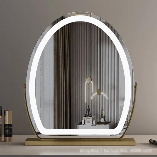 Quality Silver LED Makeup Mirror 3000K - 6000K Hollywood Makeup Mirror for sale