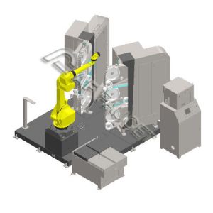 Quality RTAF-AG0206- 50kg Robot Grinding Machine For Large Size Brass Faucet for sale