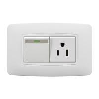 China Residential Electric Switch Socket 118T SERIES , Electrical Outlets And Switches factory