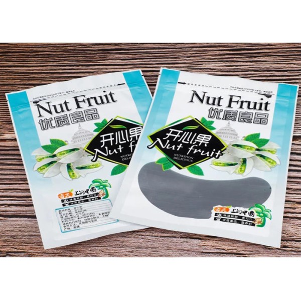 Quality Pistachio Nut Custom Food Packaging Bags / Heat Seal Zip Pouch With Gravure Printing for sale