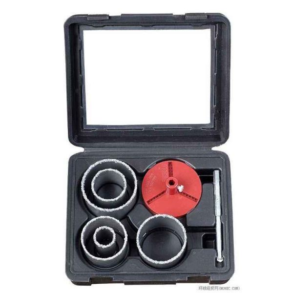 Quality 7pcs Tungsten Carbide Tipped Hole Saw Set for Marble Tile for sale