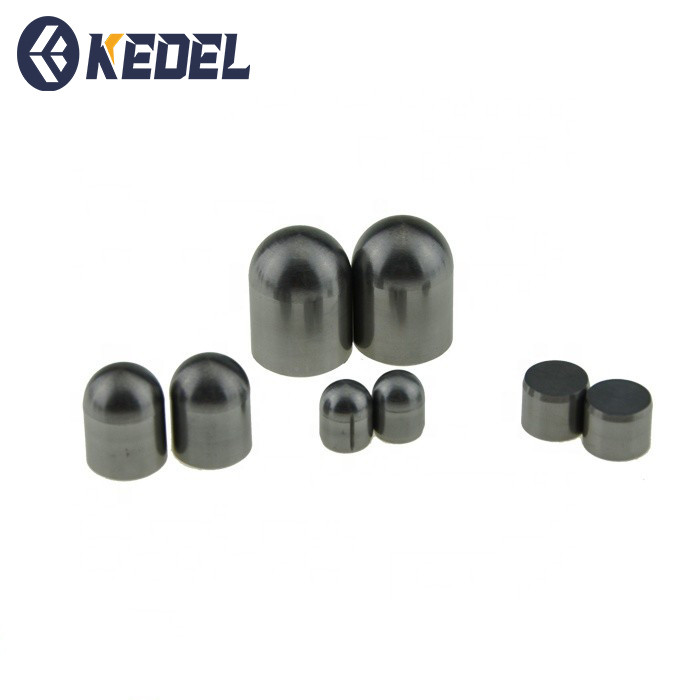 Quality YG8 Polished Tungsten Carbide Buttons 10.2mm Dome Top for Oil Drilling for sale