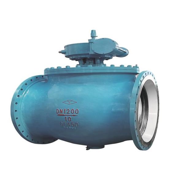 Quality Ductile Iron Flange Floating Ball Valve Eccentric Hemispherical Lightweight for sale