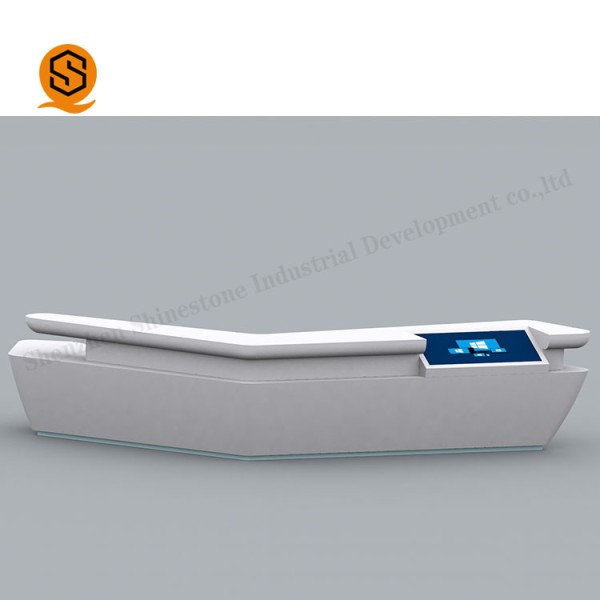 Quality OEM ODM Solid Surface Reception Desk for sale