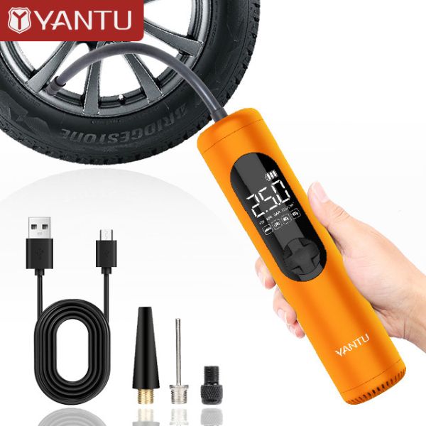 Quality Wireless-Digital Display Electric Automatic Inflatable Air Pump for Bike and Car Tires for sale