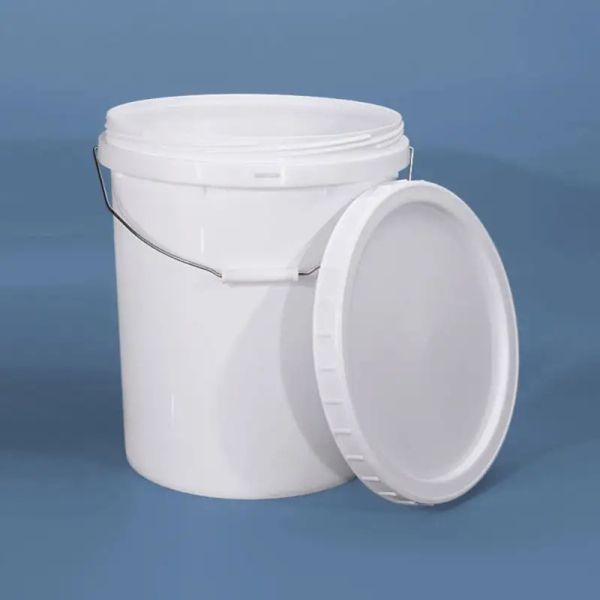 Quality Customized Colors Seed Storage Round Plastic Bucket With Lid Round Shape for sale