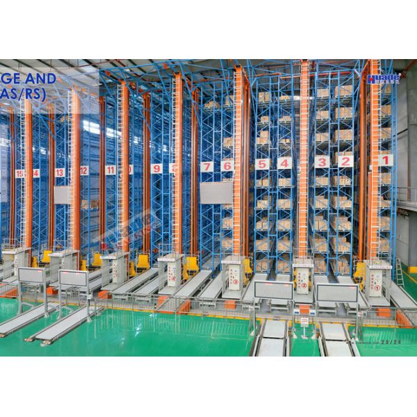 Quality Pallet Rack Automated Storage Retrieval System S235JR Material Lage Scale for sale