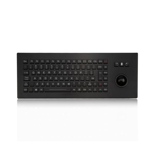 Quality Marine Keyboard Military Black Ruggedized keys with Trackball for sale