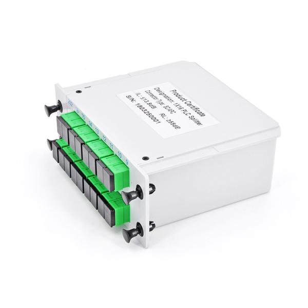 Quality LC Passive Fiber Optic PLC Splitter Small Box Network Pon Module Cassette for sale