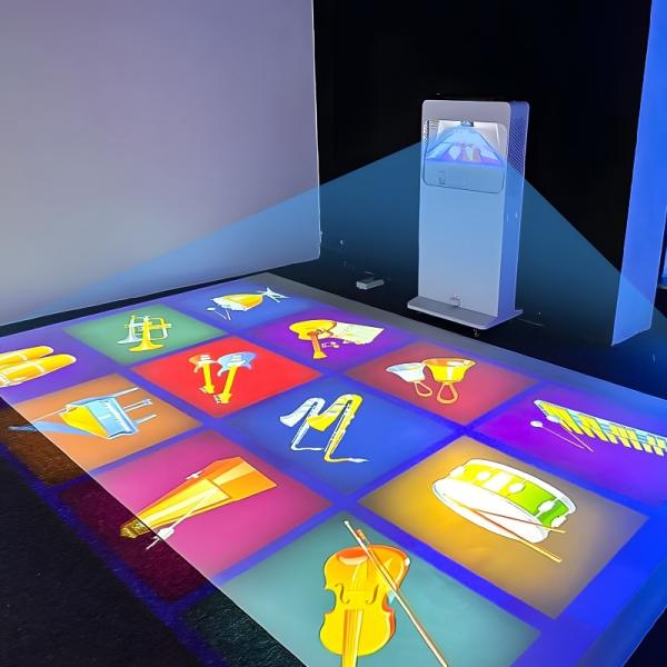 Quality Mobile All In One Interactive Games Projector Machine Cultural Tourism for sale
