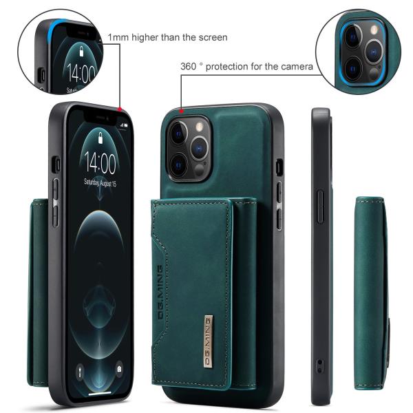 Quality Khaki Magnetic Card Holder Wallet Mobile Phone Cases for iPhone 11 12 13 14 15 for sale