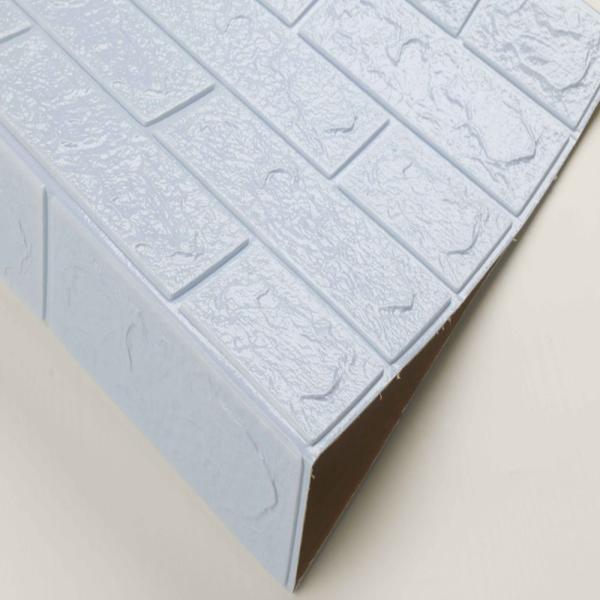 Quality Interior Wall Protection 3D Brick 3D Stone PE Foam Wallpaper with Smoke-Proof for sale