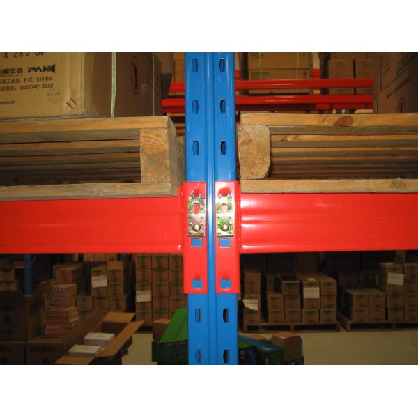 Quality 50.8mm Pitch Selective Pallet Racking System Large Scale For Cold Room Storage for sale