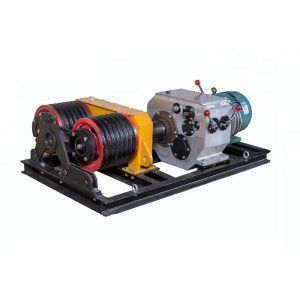 Quality Double Capstan Mortor 5 Ton Winch 50KN Power Construction With Electric Engine for sale