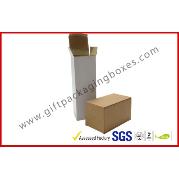 Quality E Flute Custom Cup Corrugated Paper Box , White / Brown Carton Packing Boxes in Market for sale