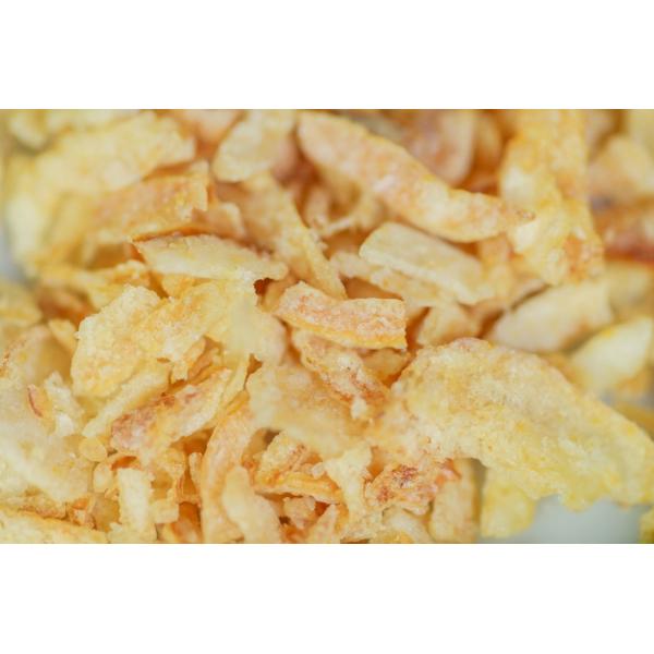 Quality 40*40mm Crunchy Condiment Fried Onion Flakes For Steak for sale