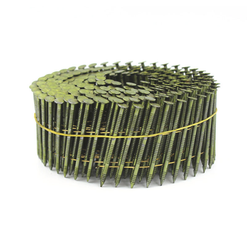2.3*65mm 16 Degree Galvanized Wire Welded Coil Ring Nails