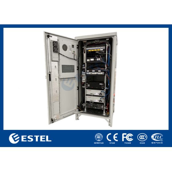 Quality 40U Standard 19inch Outdoor Enclosure Hybrid Power Cabinet With Solar Energy And Power System for sale