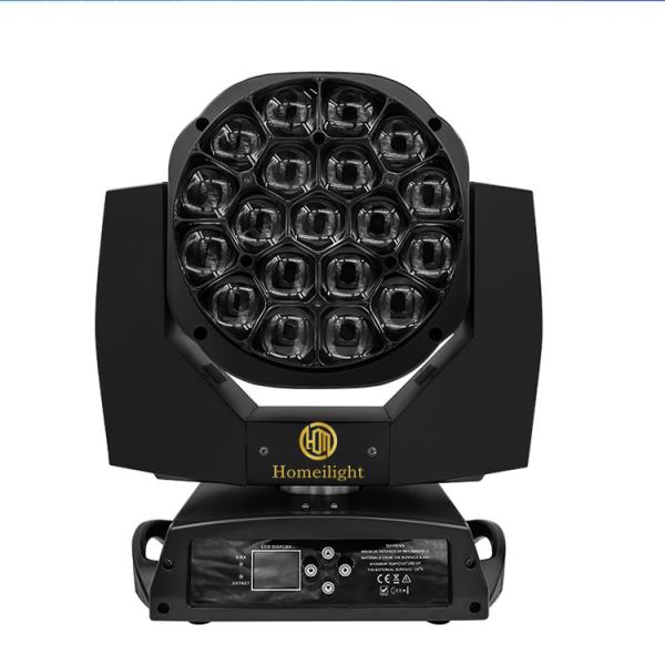 Quality 19pcs*15W Bee Eye Moving Head Light , Stage LED Zoom Moving Head Light for sale
