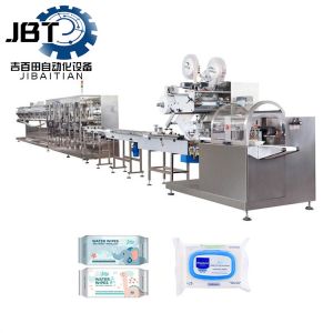 Quality High Efficiency Compatible Wipes Manufacturing Machine Wet Tissue Packing for sale