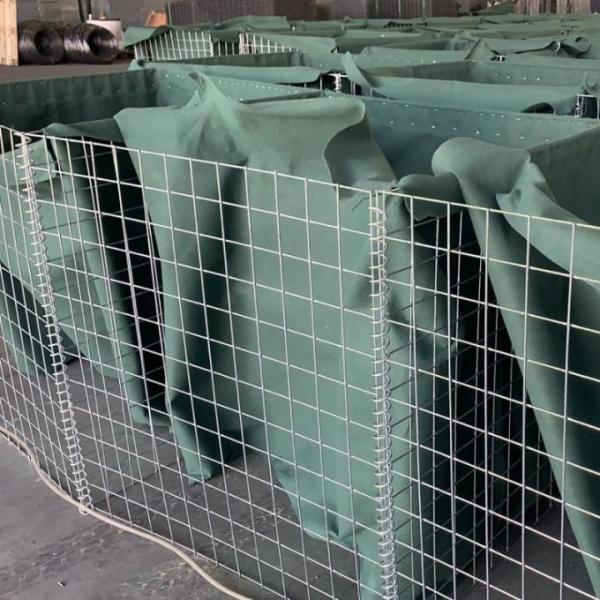 Quality Military Welded Gabion Basket Mesh Explosion Proof Sand Cage for sale