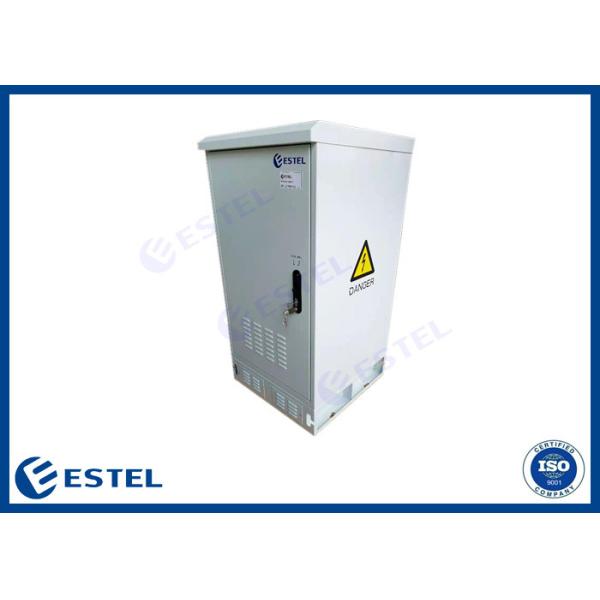Quality Fan Cooled IP55 20U Outdoor Weatherproof Enclosure Box Anti Corrosion for sale