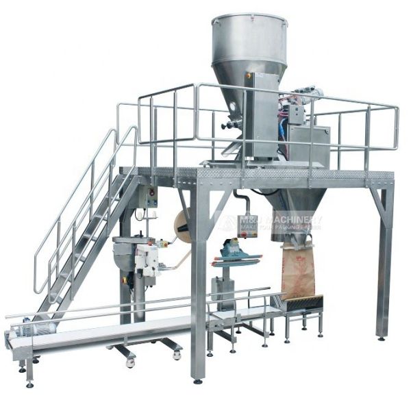 Quality Semi-automatic Big Bag Powder Filling Packing Machine with Electrical Pneumatic Drive for sale
