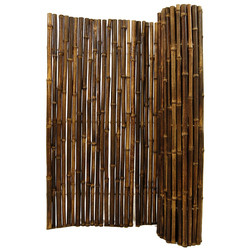 Quality Natural Coloured Bamboo Screening 240cm Garden Bamboo Rolled Fence for sale