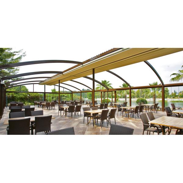 Quality Outdoor sun shade electric awning retractable roof for sale