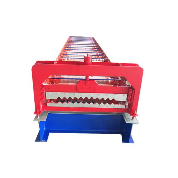 Quality 5.5 KW 15 M Min Corrugated Sheet Roll Forming Machine for sale