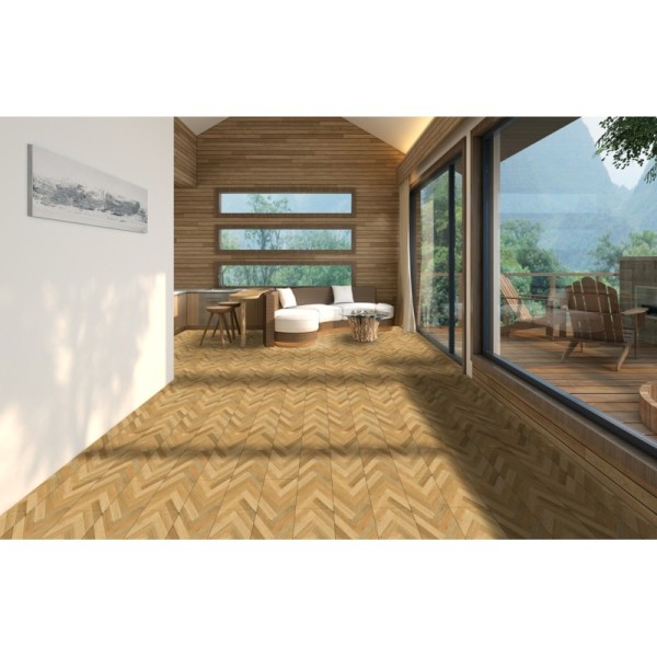 Quality Herringbone Chevron Grain Stone SPC Rigid Vinyl for sale