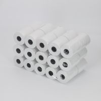 Quality 48gsm 80mm Wood Pulp POS Thermal Paper Roll Smooth Surface for sale