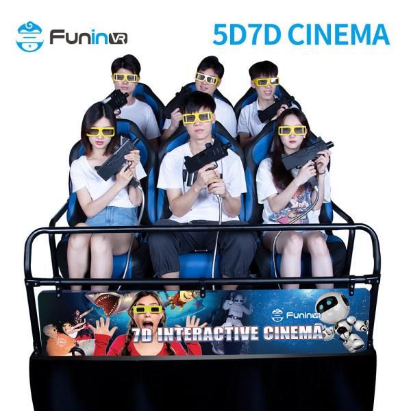 Quality 9 Players 5D Movie Theater 5.1 Digital Channel Sound 7D 9D Cinema Simulator for sale
