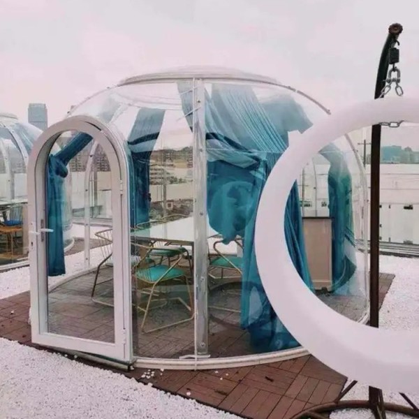 Quality Aluminium Frame UV Outdoor Bubble Tents Network Integration High Stability for sale