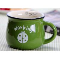 Quality Round Milk Cans 9.5x8.4cm Personalised Ceramic Mugs for sale