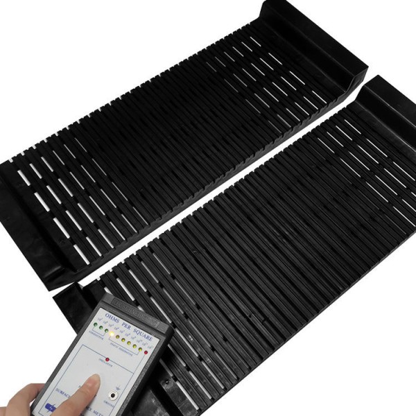 Quality Electronics Circuit Component Packaging Mobile ESD Anti Static Tray Black for sale
