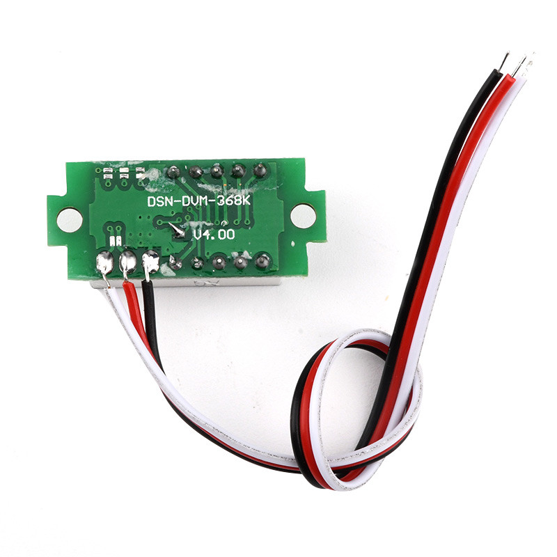 Quality DC 0-100V 0.36'' Digital Ammeter Voltmeter 3 Wire LED Display Panel for sale