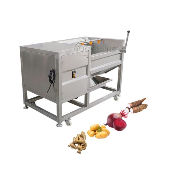 Quality 220V 380V Wool Roller Cleaning And Peeling Machine For Root Vegetables Wash for sale