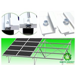 Aluminum Ground Mount Solar Racking Systems For Large Scale ...