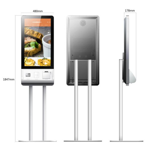 Quality 32'' Interactive Digital Signage , Restaurant Digital Signage With QR Code for sale