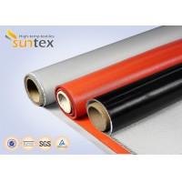 Quality Fireproof Silicone Coated Fabric For Heat Resistant And Thermal Insulation for sale