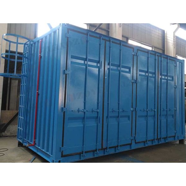 Blue Shipping Container Climate Control Military Container 40 Feet 50 ...