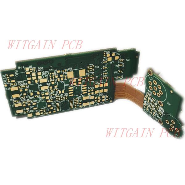 Quality ENIG 4 Layer 1OZ Copper 1.6MM Rigid Flex PCB Board for sale